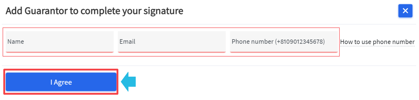 For Signers : How to designate a guarantor – SignTime Help Center