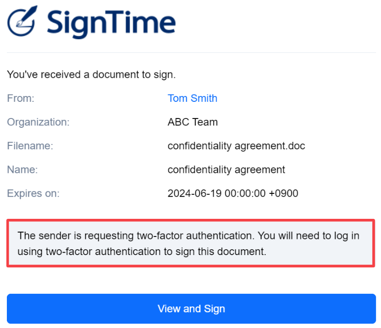 For Signers : How to Sign Documents with Two-Factor Authentication ...
